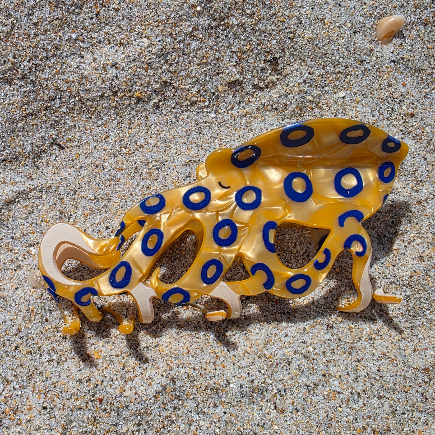 Blue-Ringed Octopus Hair Clip – Kikita Jewelry